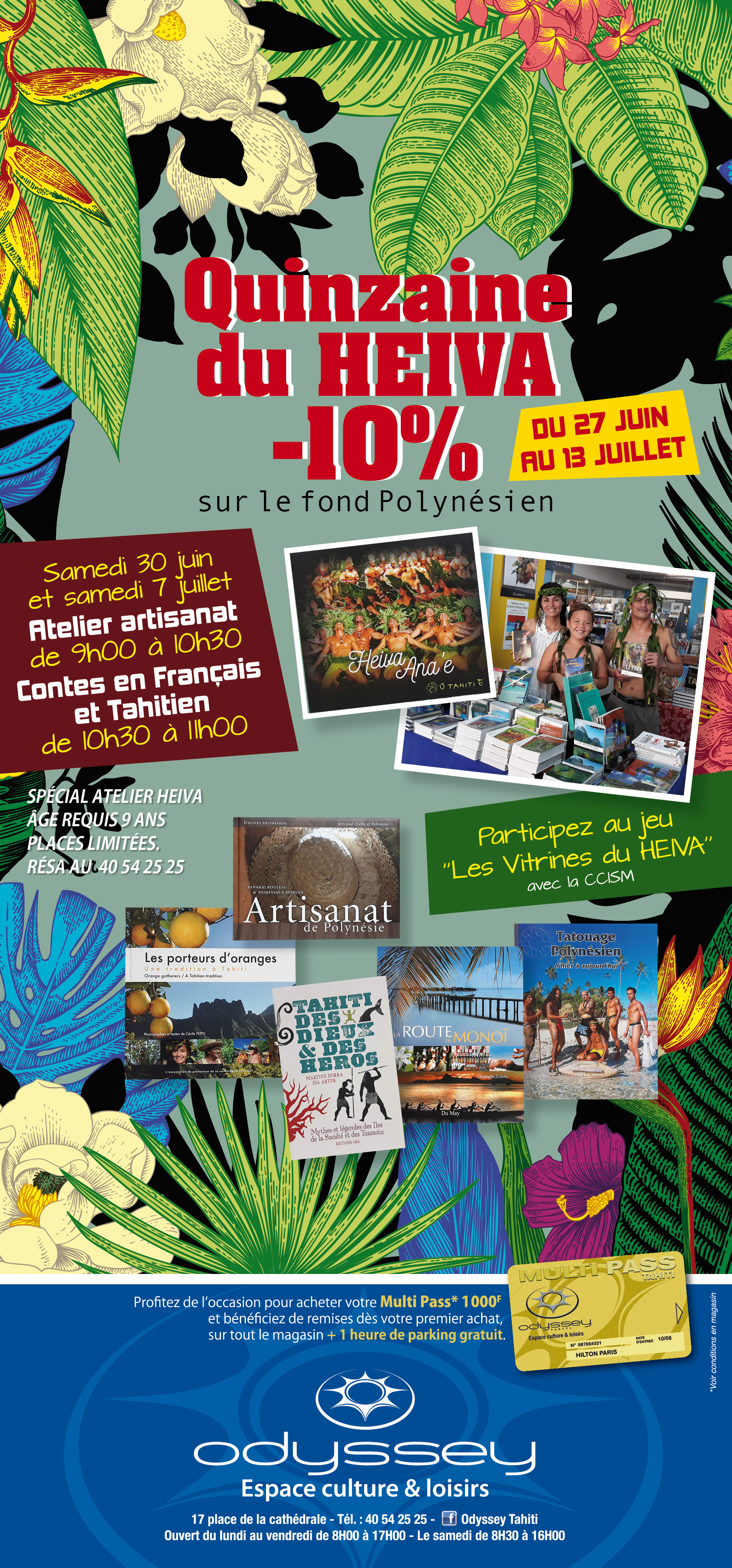 Animation pour le Heiva chez Odyssey | Agenda | TAHITI INFOS, les ...