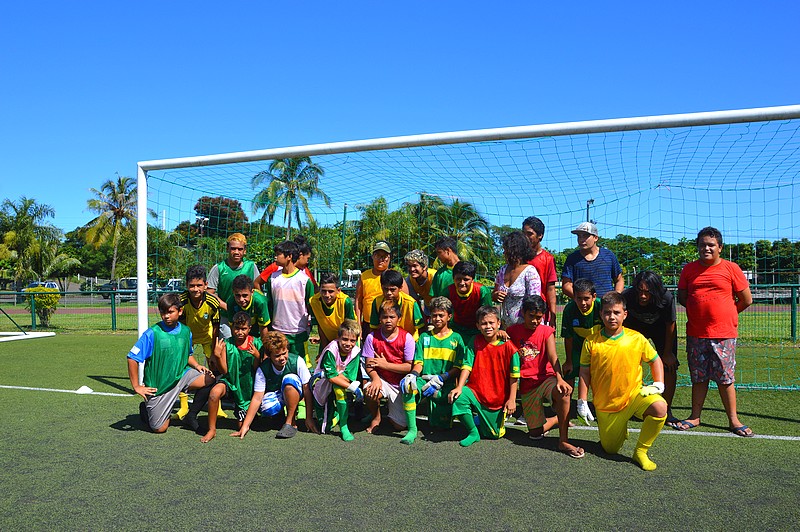 Un tournoi de foot du coeur à Faa'a