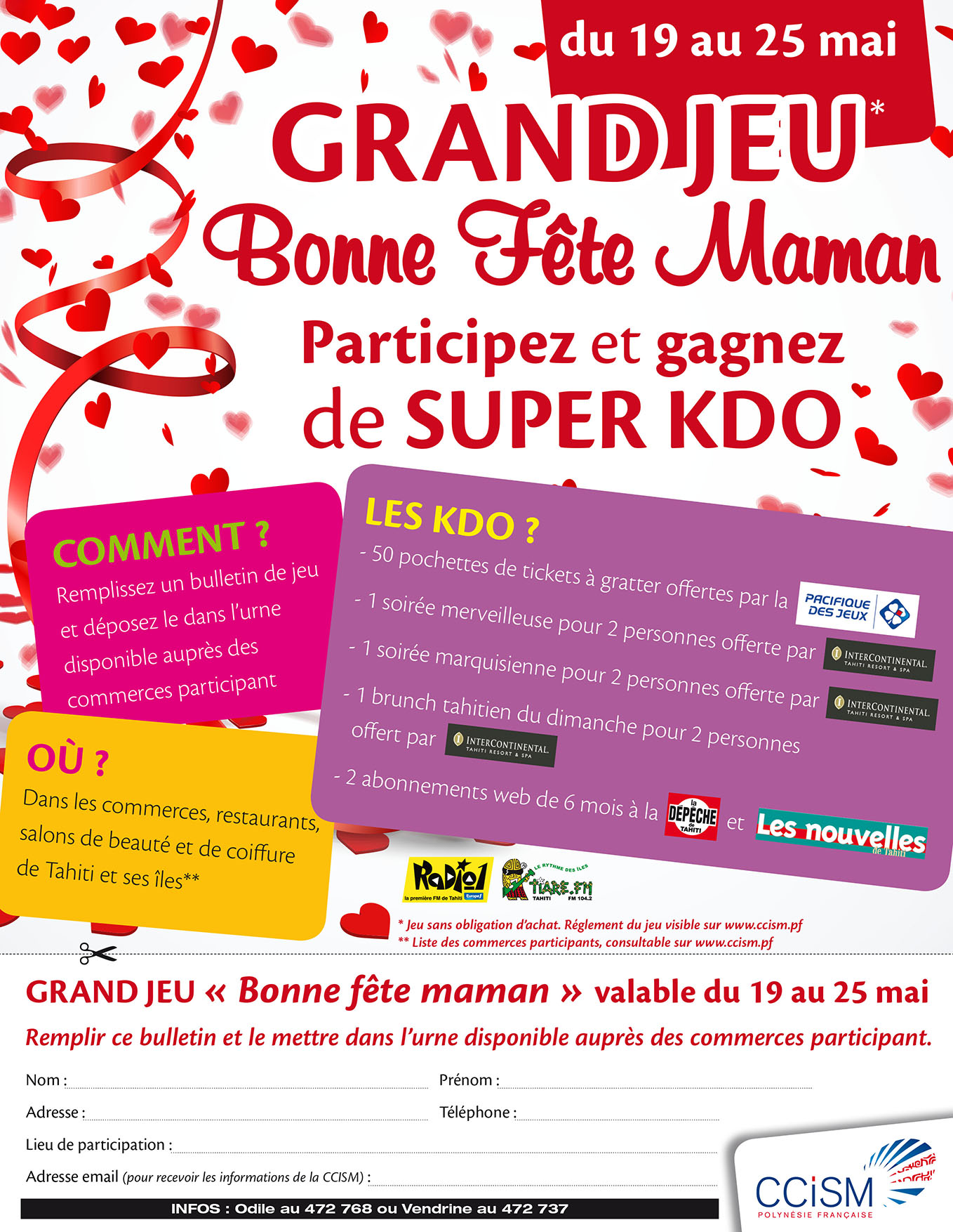 Grand jeu de la fête des mères : objectif, animer les centres ...