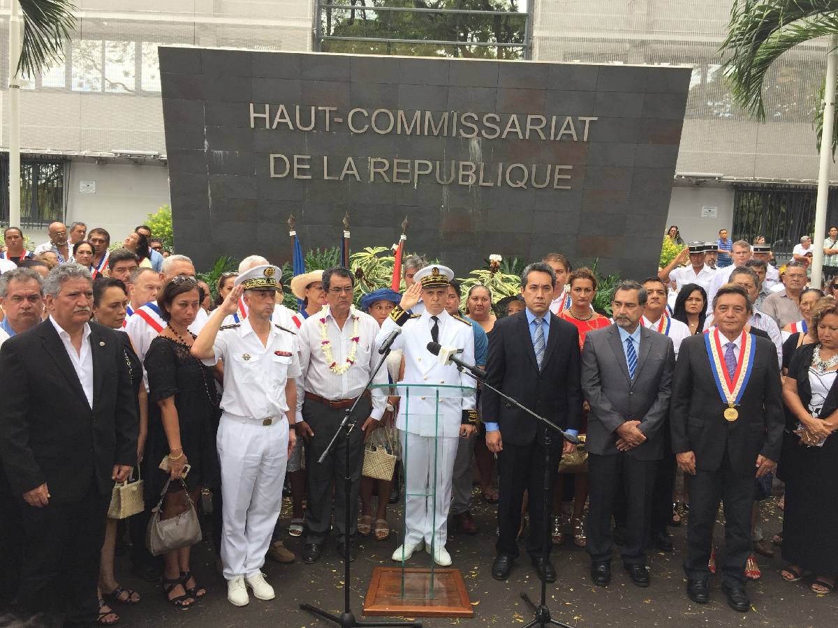 Attentats : Instant de recueillement au Haut-commissariat